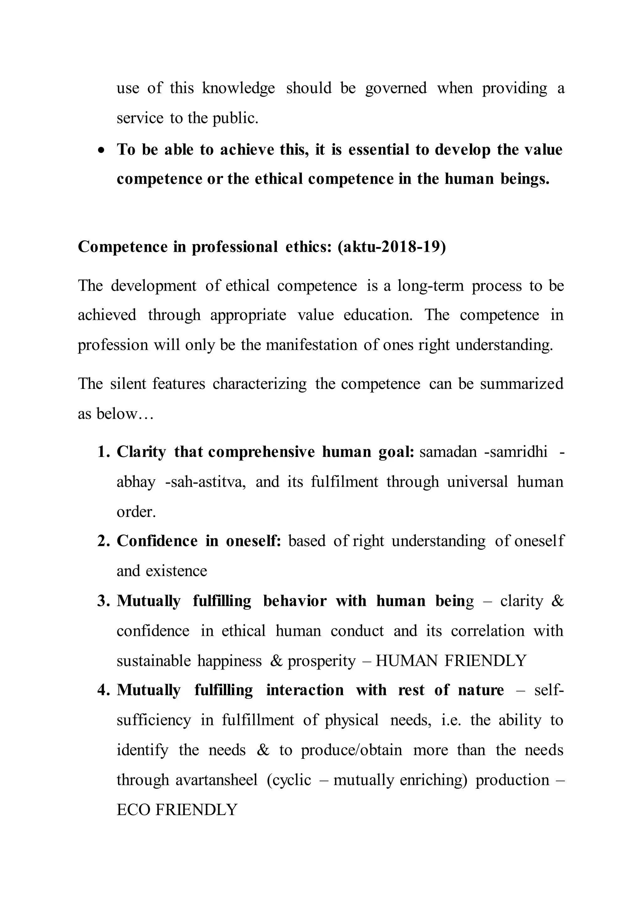 Human Value & Professional Ethics | PDF