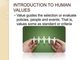 Human values | PPTX
