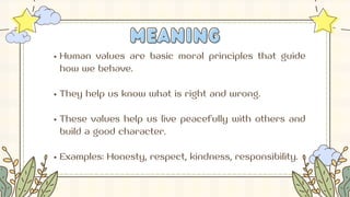 HUMAN VALUES power point presentation for bba and bcom | PDF