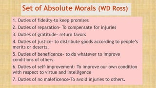 HUMAN VALUES AND ETHICAL THEORIES | PPTX