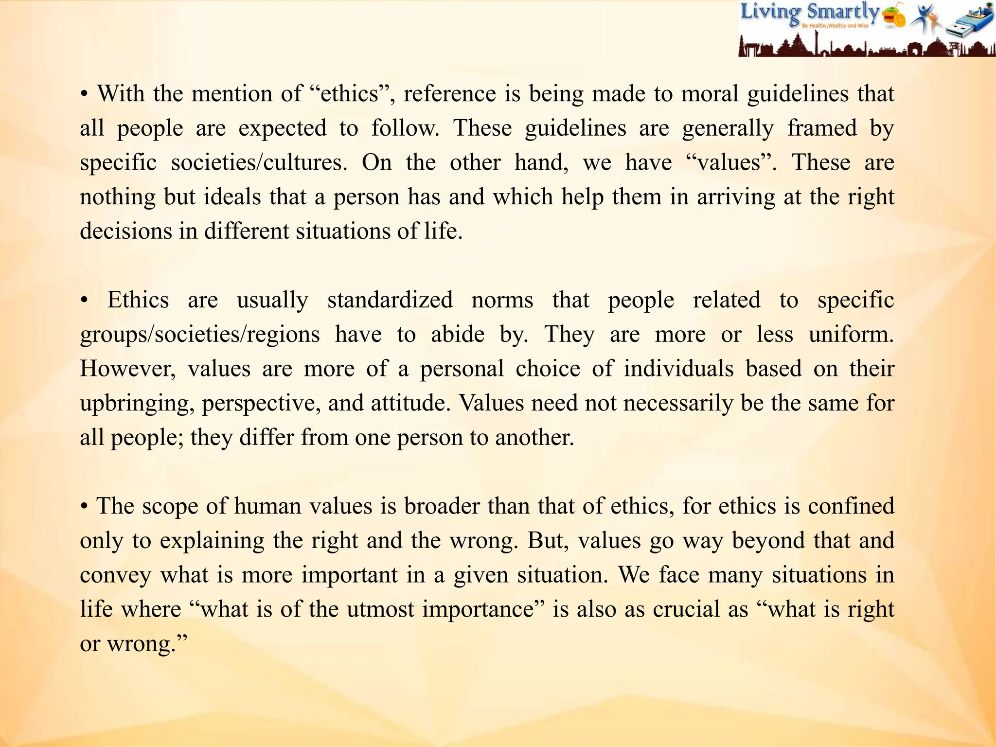 Human Values and Ethics . | PPTX