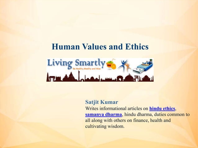 Human Values and Ethics . | PPTX