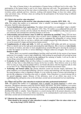 Human values and Proffesional ethics | PDF