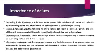 HUMAN VALUES DEVELOPMENT for skill development | PPTX