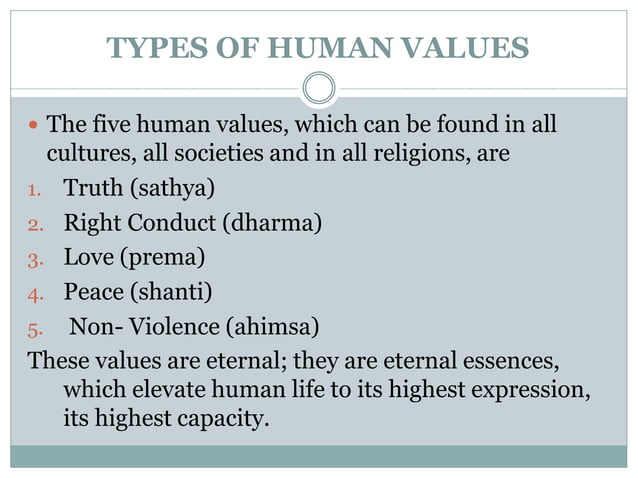 Humanvalues ppt | PPT