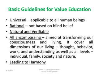 Human values & professional ethics | PPTX