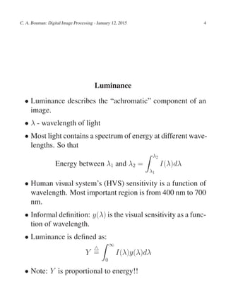 Human visual perception | PDF