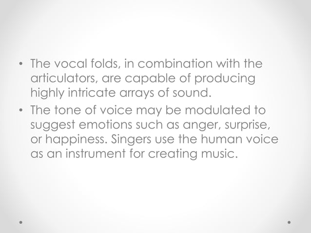 Human voice | PPTX | Musicals | Genres