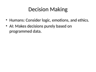 Define Artificial Intelligence: "Machine-based systems designed to ...