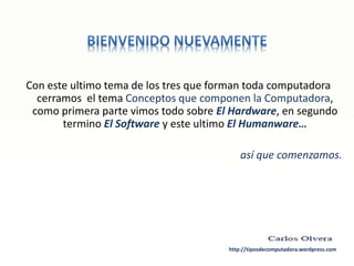 Humanware de las Computadoras | PPTX