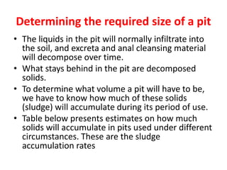 Human waste (excreta disposal) mechanisms | PPTX