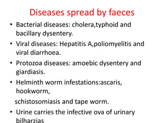 Human waste (excreta disposal) mechanisms | PPTX
