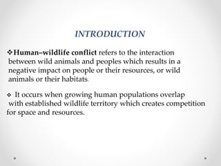 HUMAN WILDLIFE CONFLICT.....------.........pptx