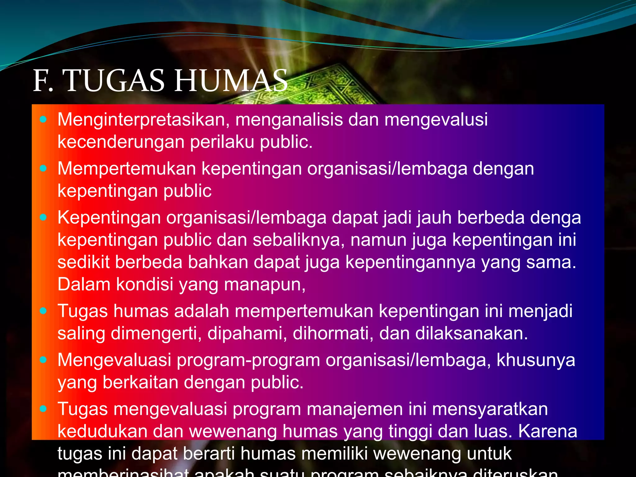 Humas dan keprotokolan | PPTX