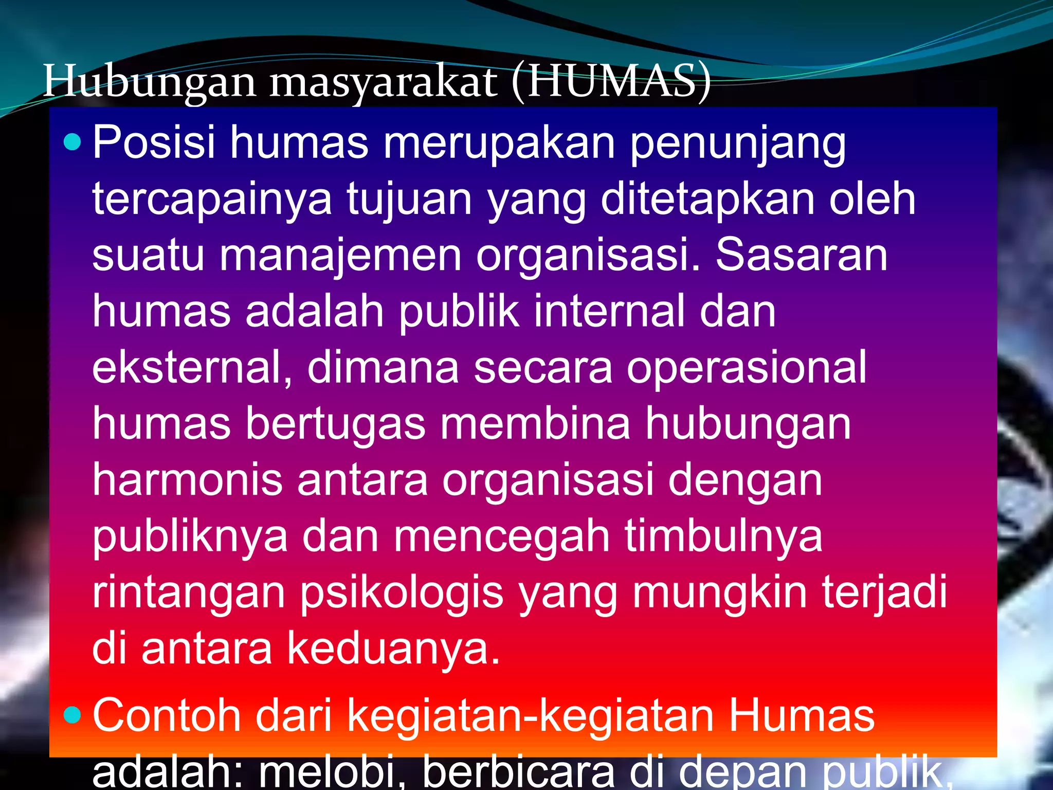 Humas dan keprotokolan | PPTX