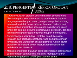 Humas dan keprotokolan | PPTX