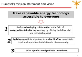 Humasol info presentation 2013 2014 | PPTX