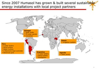 Humasol info presentation 2013 2014 | PPTX