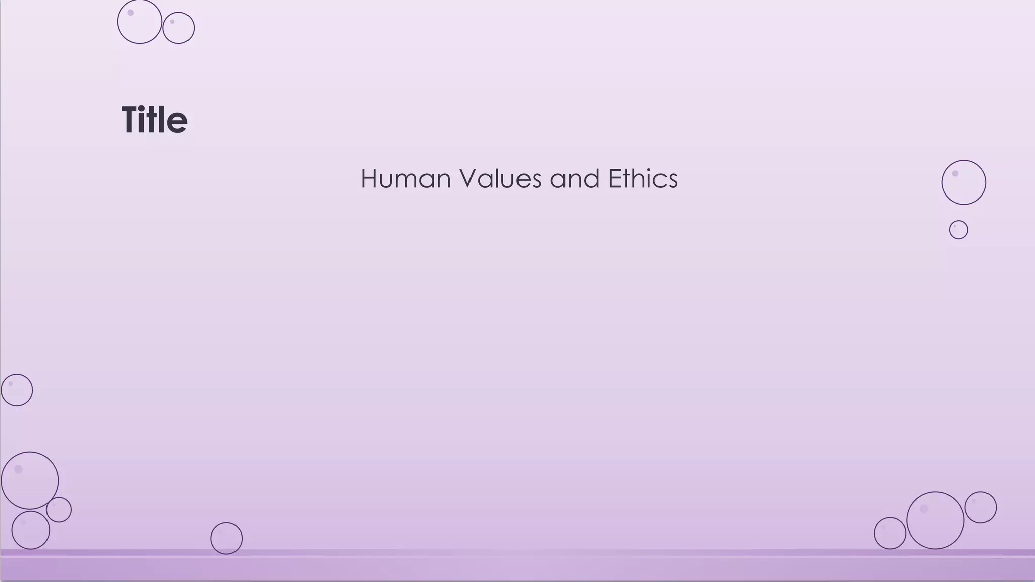 Human values and ethics | PPTX