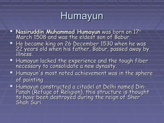Humayun and Sher Shah Suri | PPT