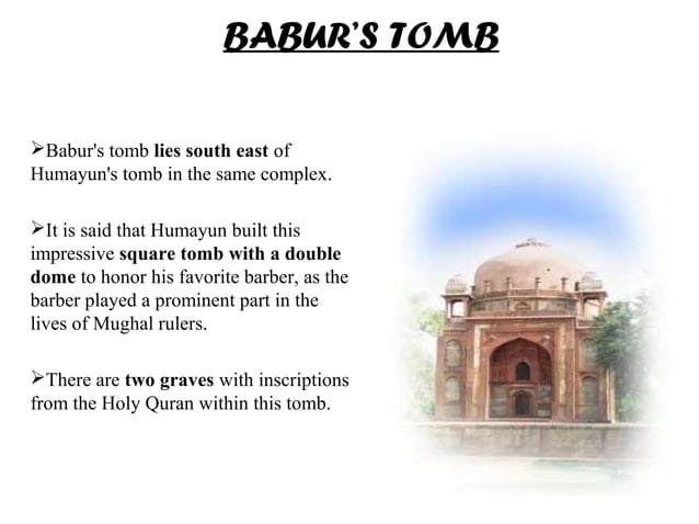 HUMAYUN'S TOMB | PPT | Islam | Religion & Spirituality