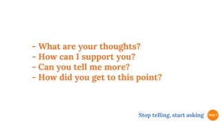 Humble inquiry as a QA Coach tool | PPT