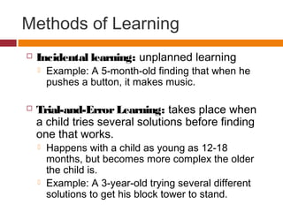 Human Development I - Chapter 12 - Intellectual Development, Ages 1-3 | PPT