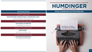Humdinger issue 1 | PPT