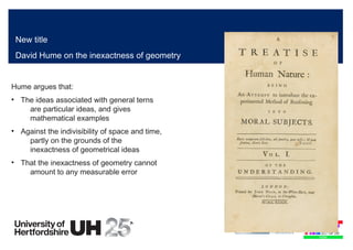 Hume on geometry | PPT