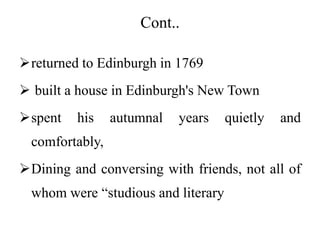 Hume philosophy | PPTX