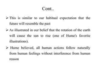 Hume philosophy | PPTX