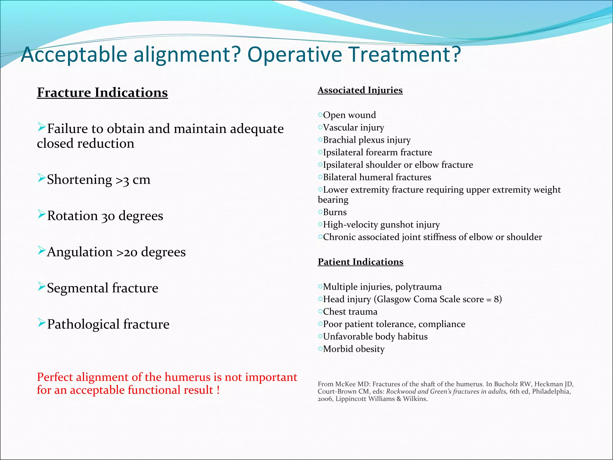 Humerus shaft fractures | PPT