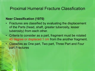 Humerus fracture | PPTX