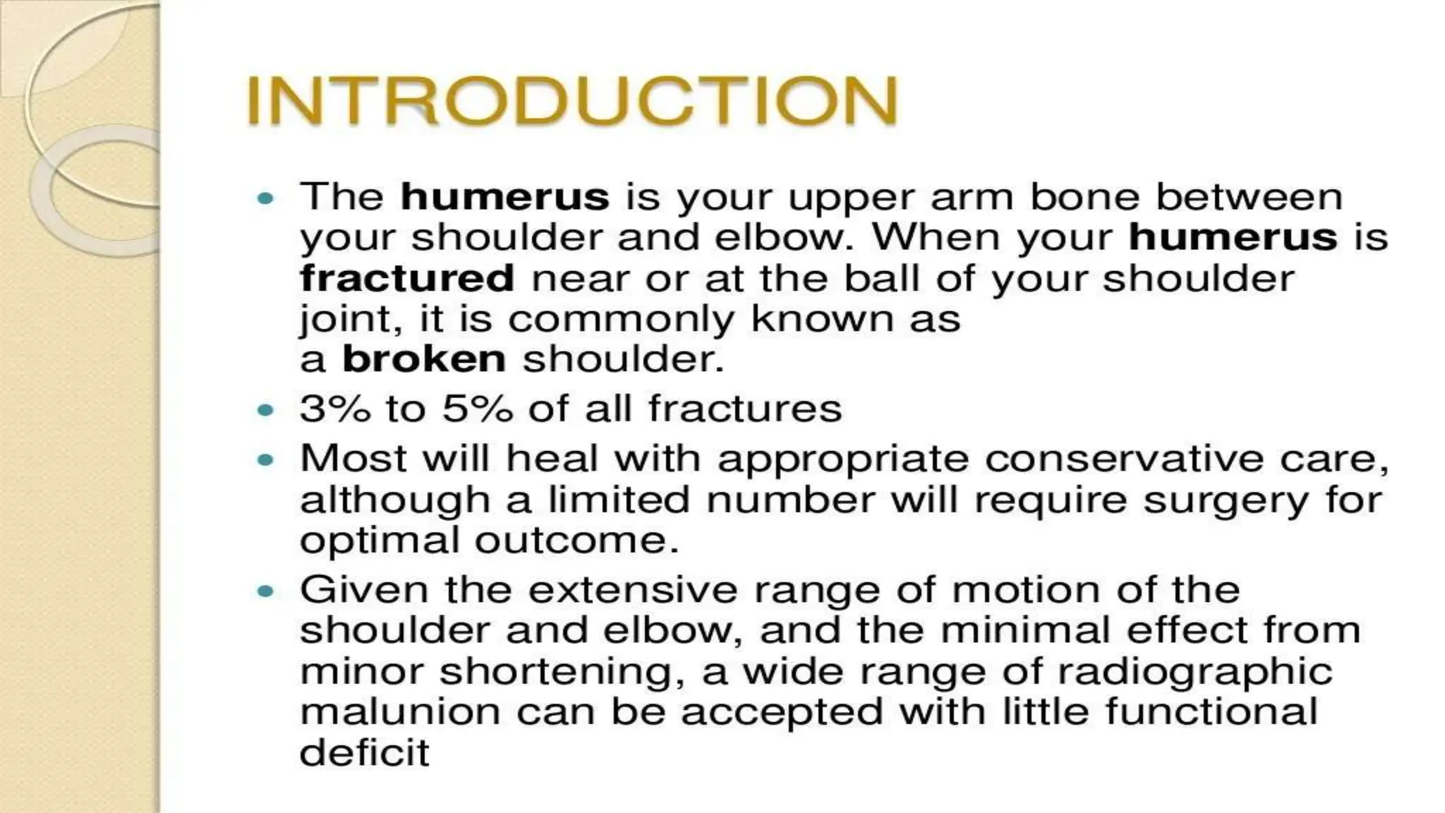 humerus fracture and there dislocation.. | PPTX