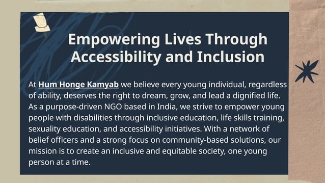 Hum Honge Kamyab awareness Foundation .. | PPTX