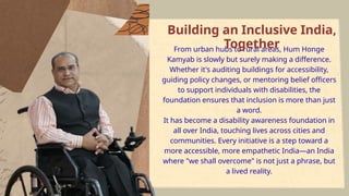 Hum Honge Kamyab awareness Foundation .. | PPTX