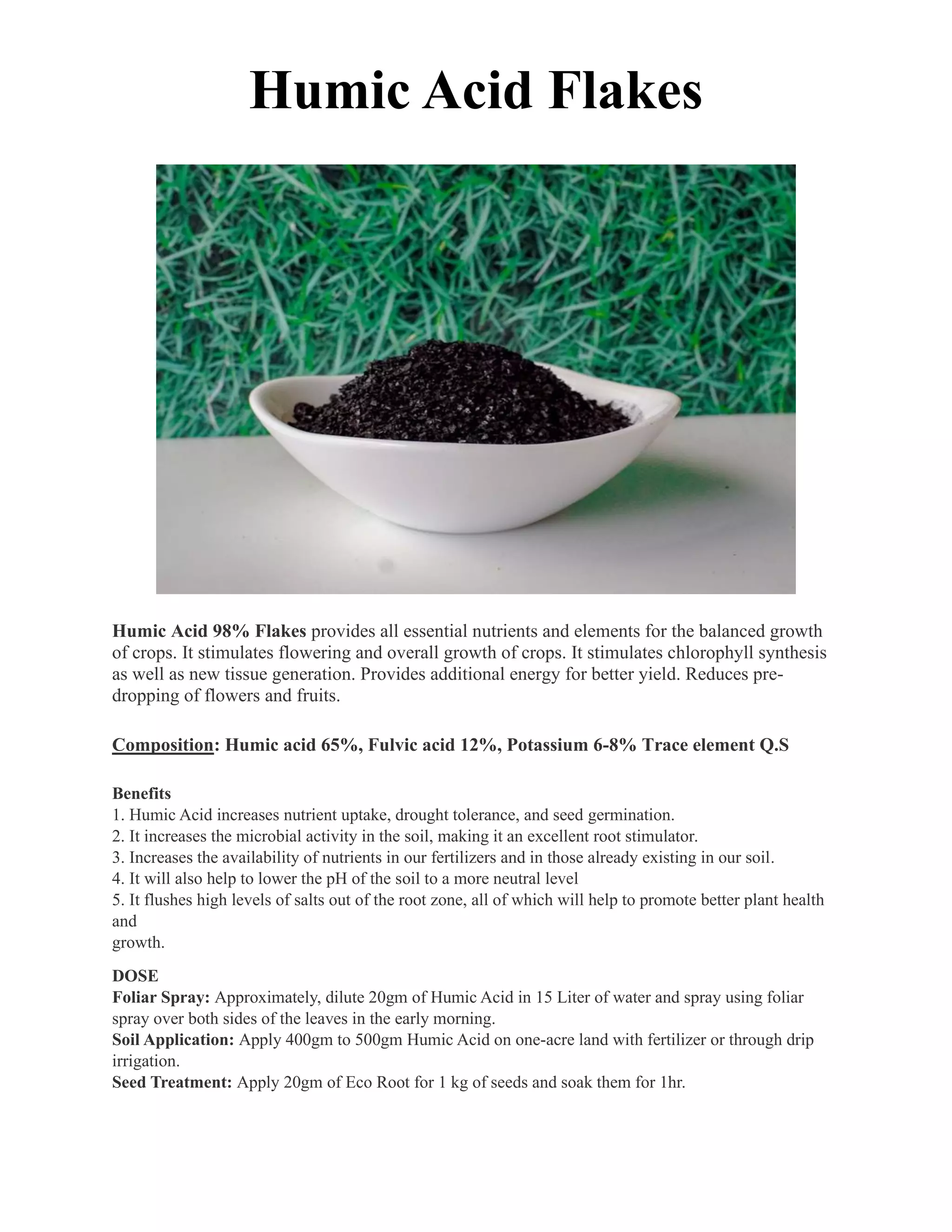 Humic Acid | PDF