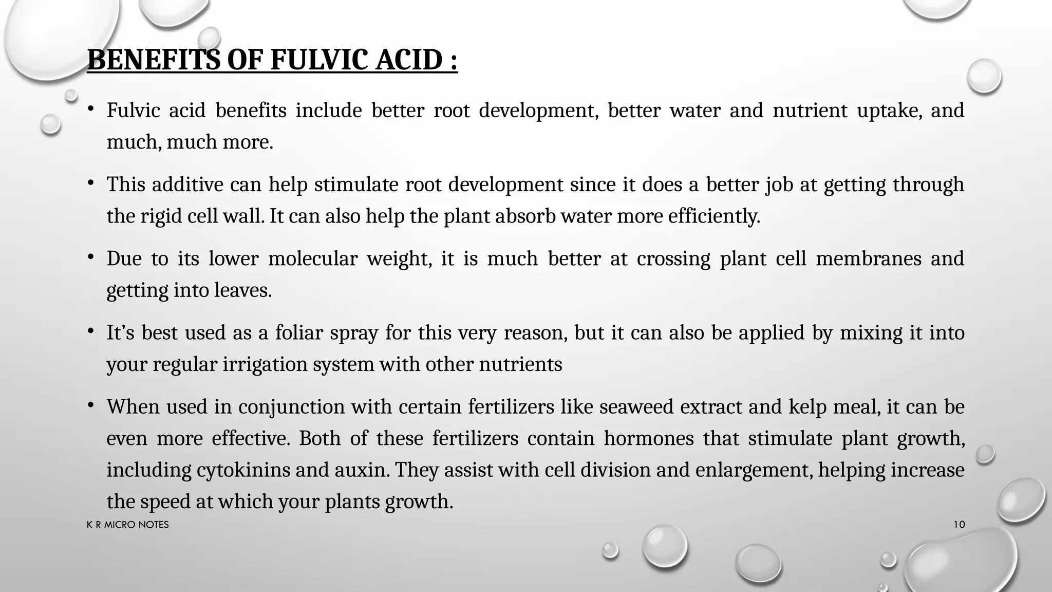 Humic acid and fulvic Acid K R. pptx | PPTX