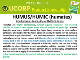 Humicplus presentation | PPT