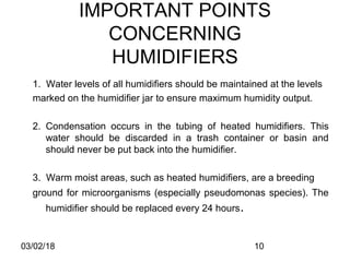 Humidification | PPT