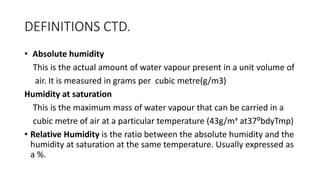 HUMIDIFICATION AND TEMPERATURE MEASUREMENT.pptx