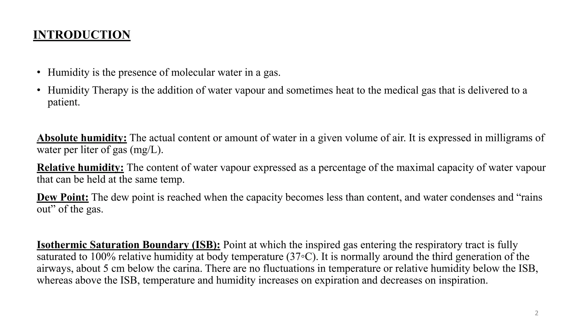 Humidification | PPTX