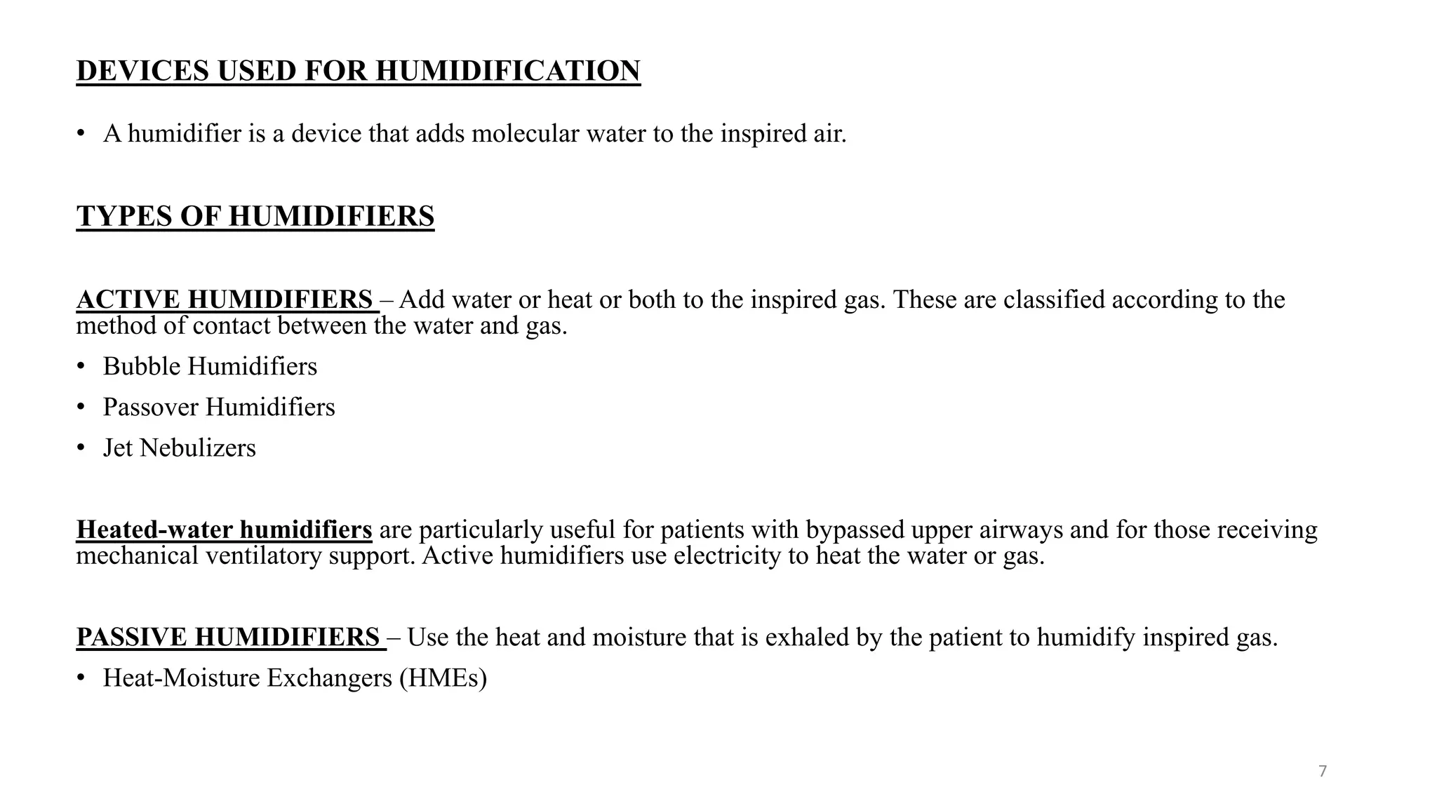 Humidification | PPTX
