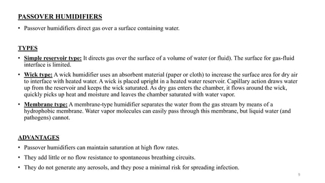 Humidification | PPTX