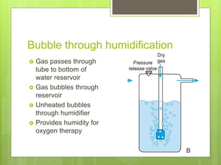 Humidification & nebulization | PPTX
