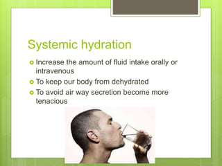 Humidification & nebulization | PPTX