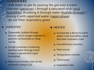 Humidification in Anaesthesia | PPTX