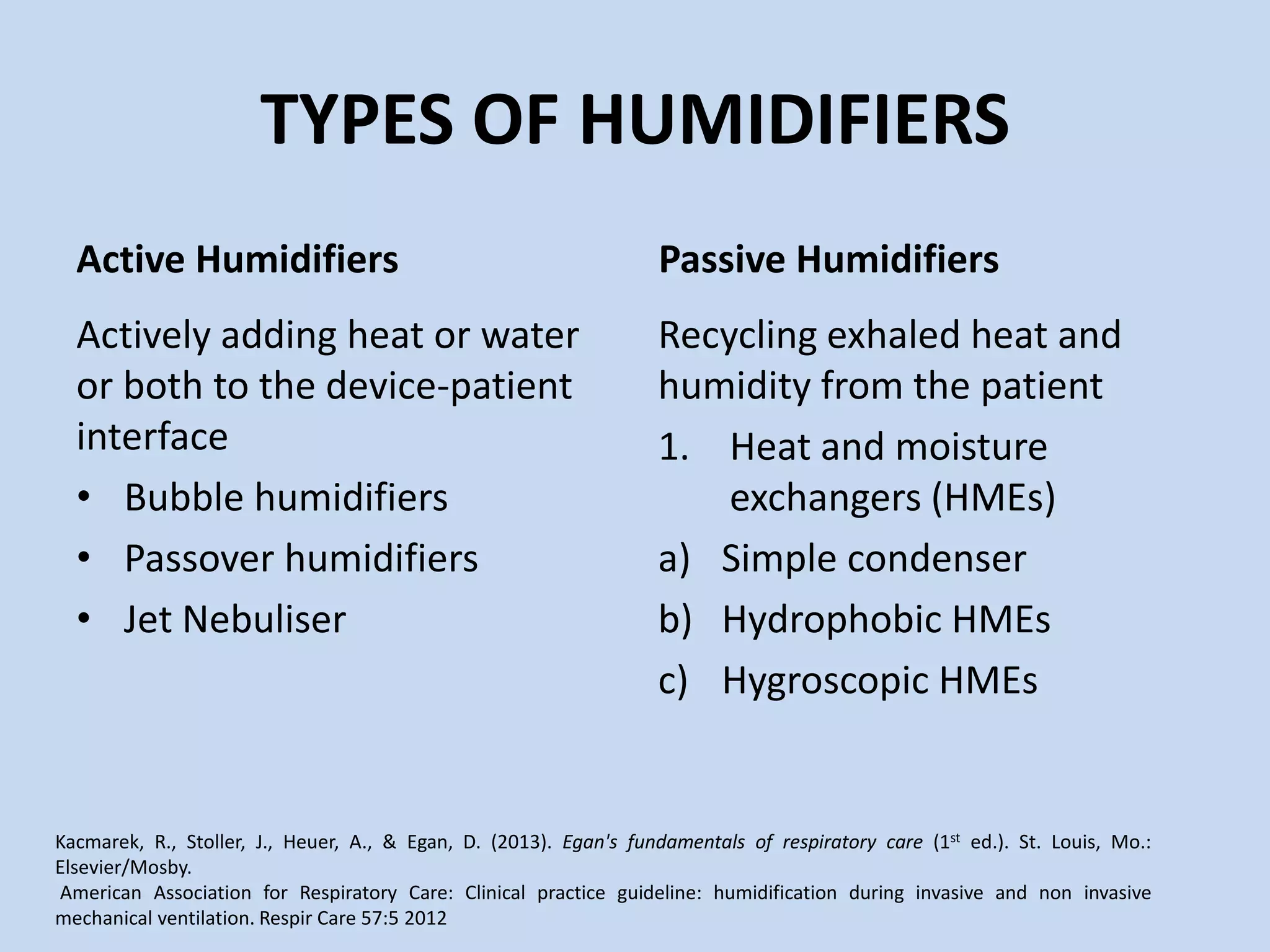 Humidification Therapy | PDF