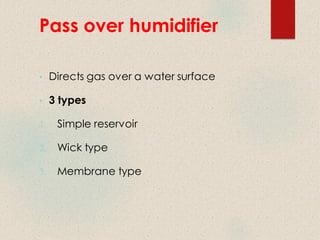 Humidification Therapy on ventilated patients | PPT | Free Download