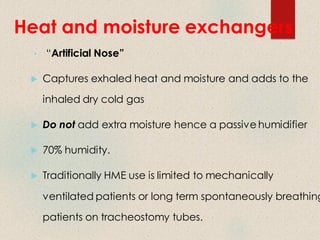 Humidification Therapy on ventilated patients | PPT